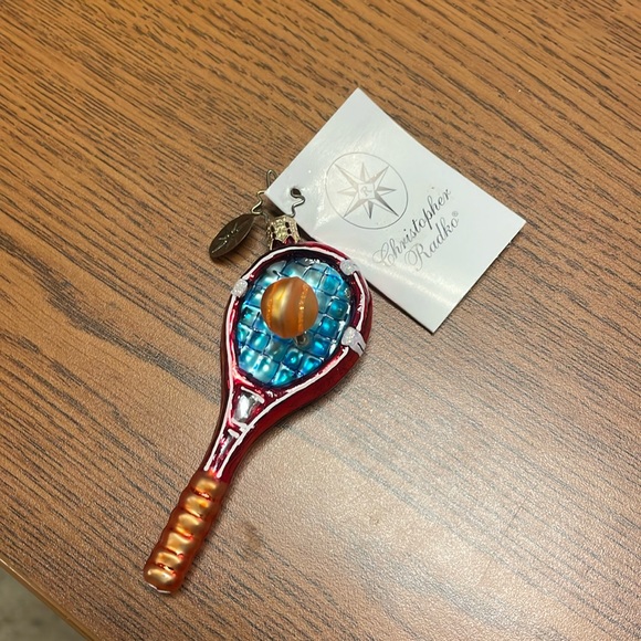 Christopher Radko | Holiday | Vtg Christopher Radko Spring Set Tennis ...